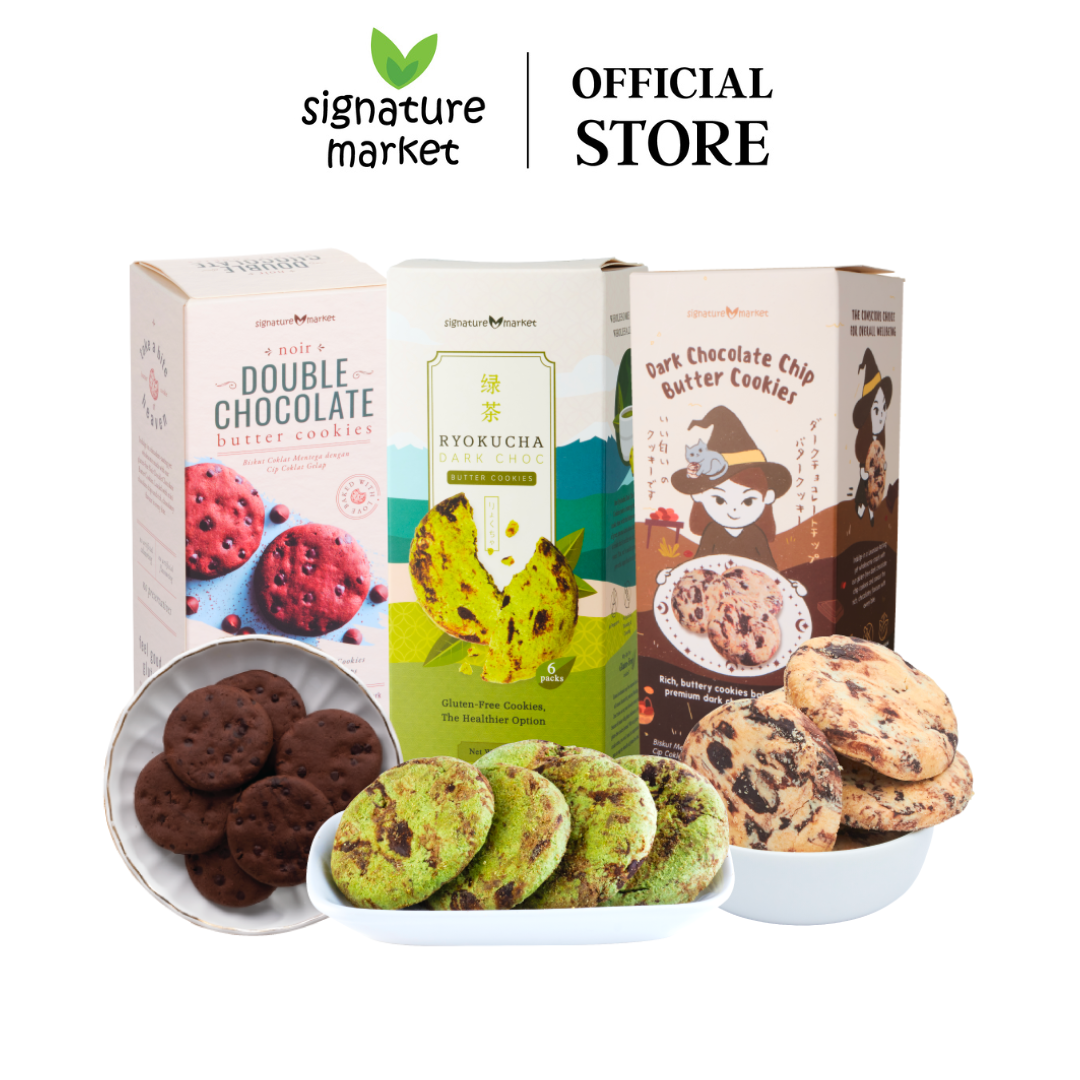 Signature Market Gluten Free Butter Cookies 3-in-1 Bundle (3 items ...