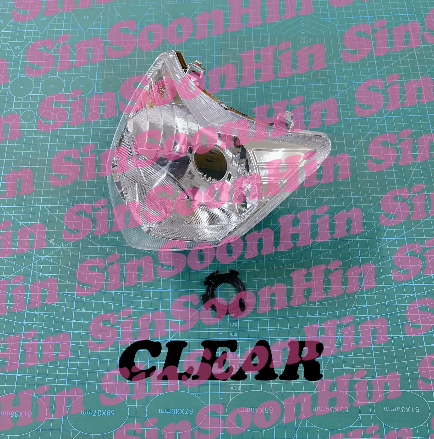 MODENAS KRISS110 MR3 MR2 Head Lamp Unit - CLEAR # lampu depan mr3 mr2 ...