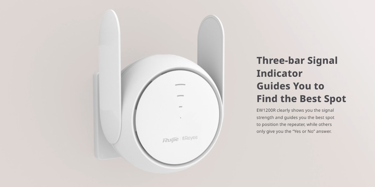 Ruijie 1200Mbps Dual Band Mesh Wifi Wi-Fi Wireless Extender Repeater 2 ...