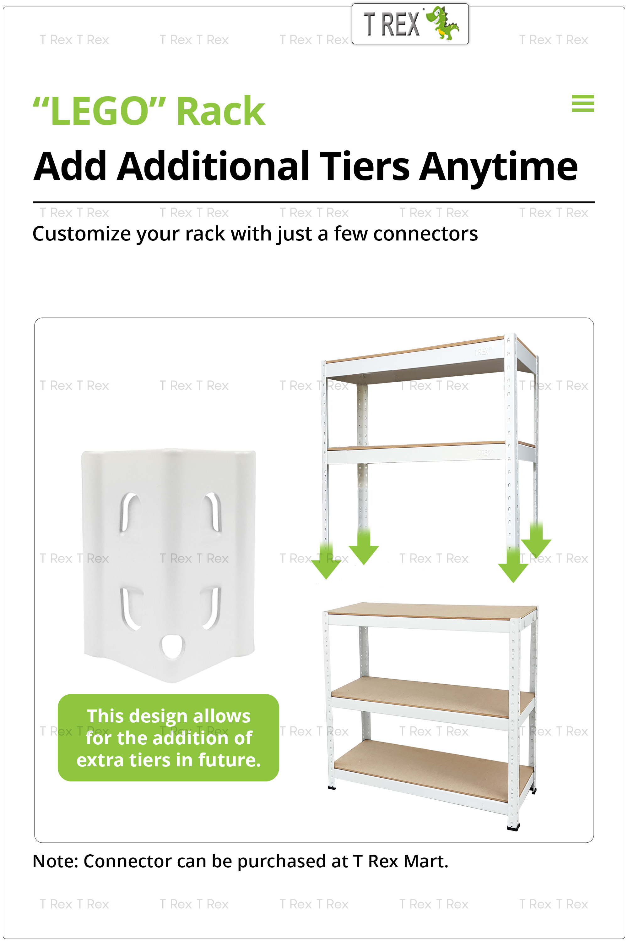 T Rex Multipurpose 3Ft Boltless Rack / Kitchen Rack / Storage Rack ...