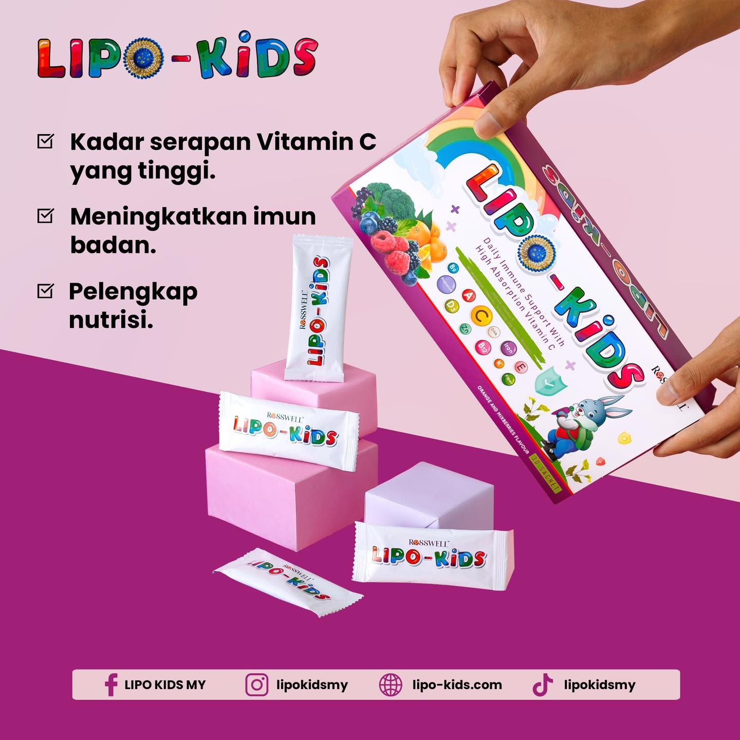 LIPO KIDS TRIPLE ACTION MULTIVITAMIN PROBIOTICS FOR KIDS Liposomal ...
