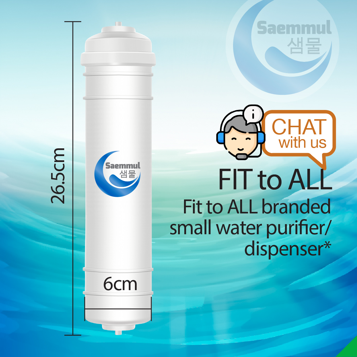 SAEMMUL 10”I-TYPE UF WATER FILTER SET CERTIFIED HALAL COMPATIBLE FOR ...