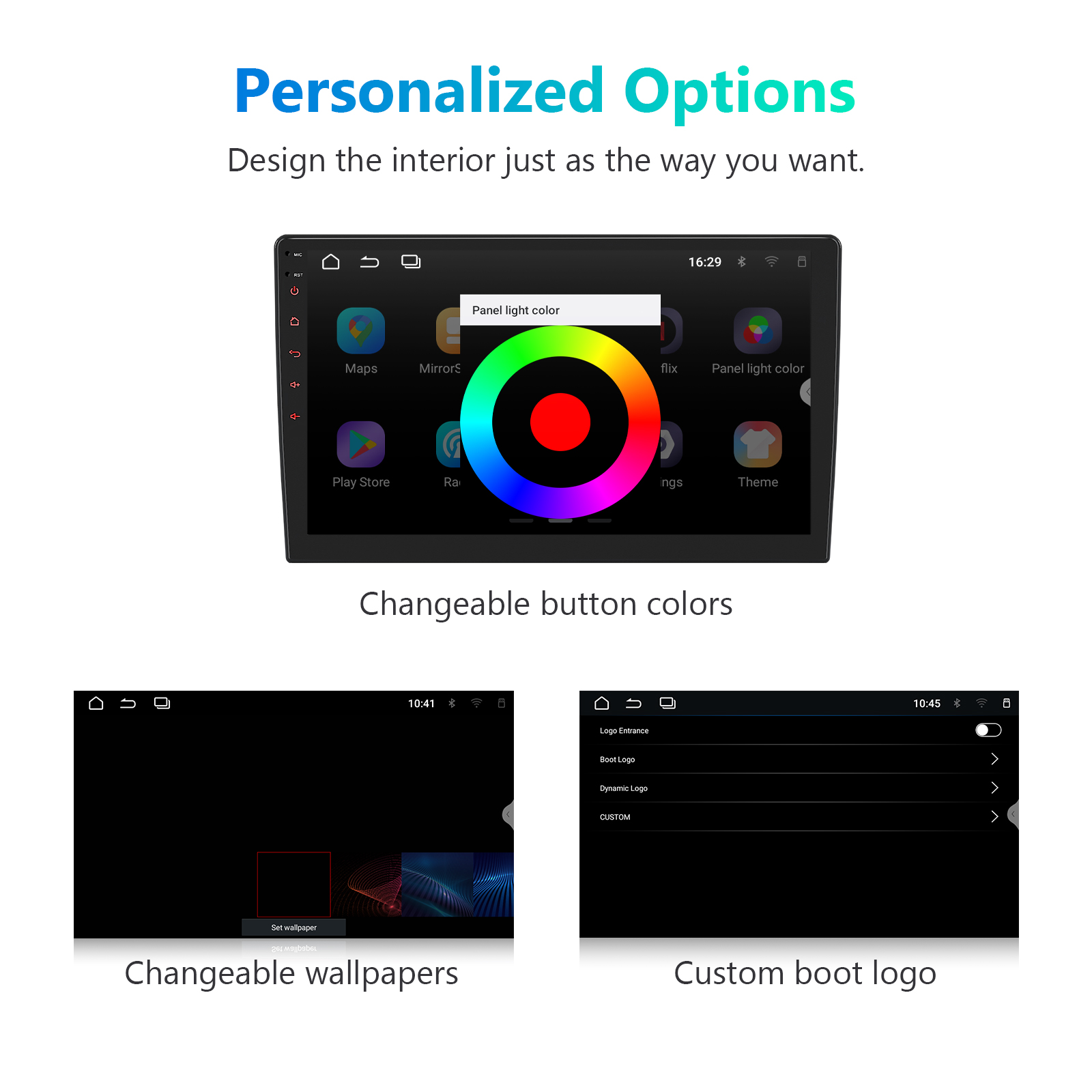 Eonon Android 13 Apple CarPlay Android Auto Android Player 9 Inch 10 ...