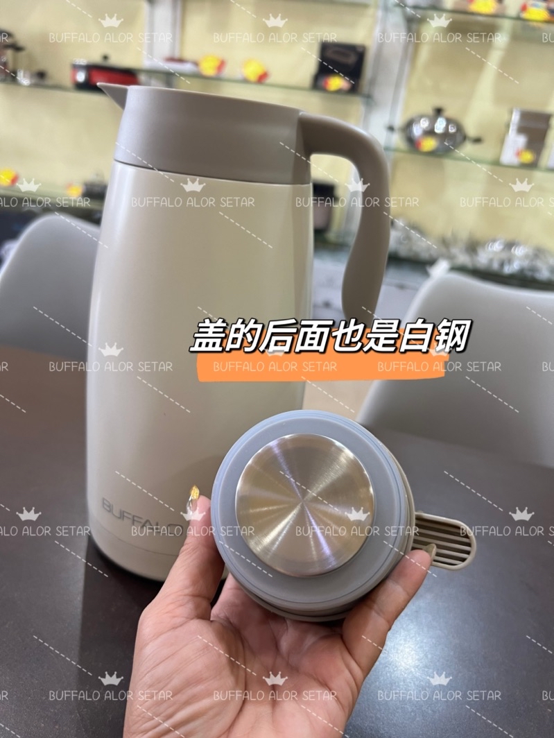 BUFFALO INDOOR DOUBLE WALL VACUUM POT 2L 牛头牌室内保温壼 | Shopee Malaysia