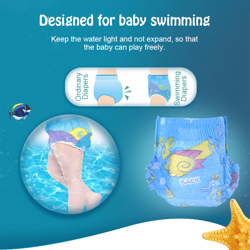 Disposable Baby Diapers Leakproof Swimming Baby Diapers KIDS Waterproof ...