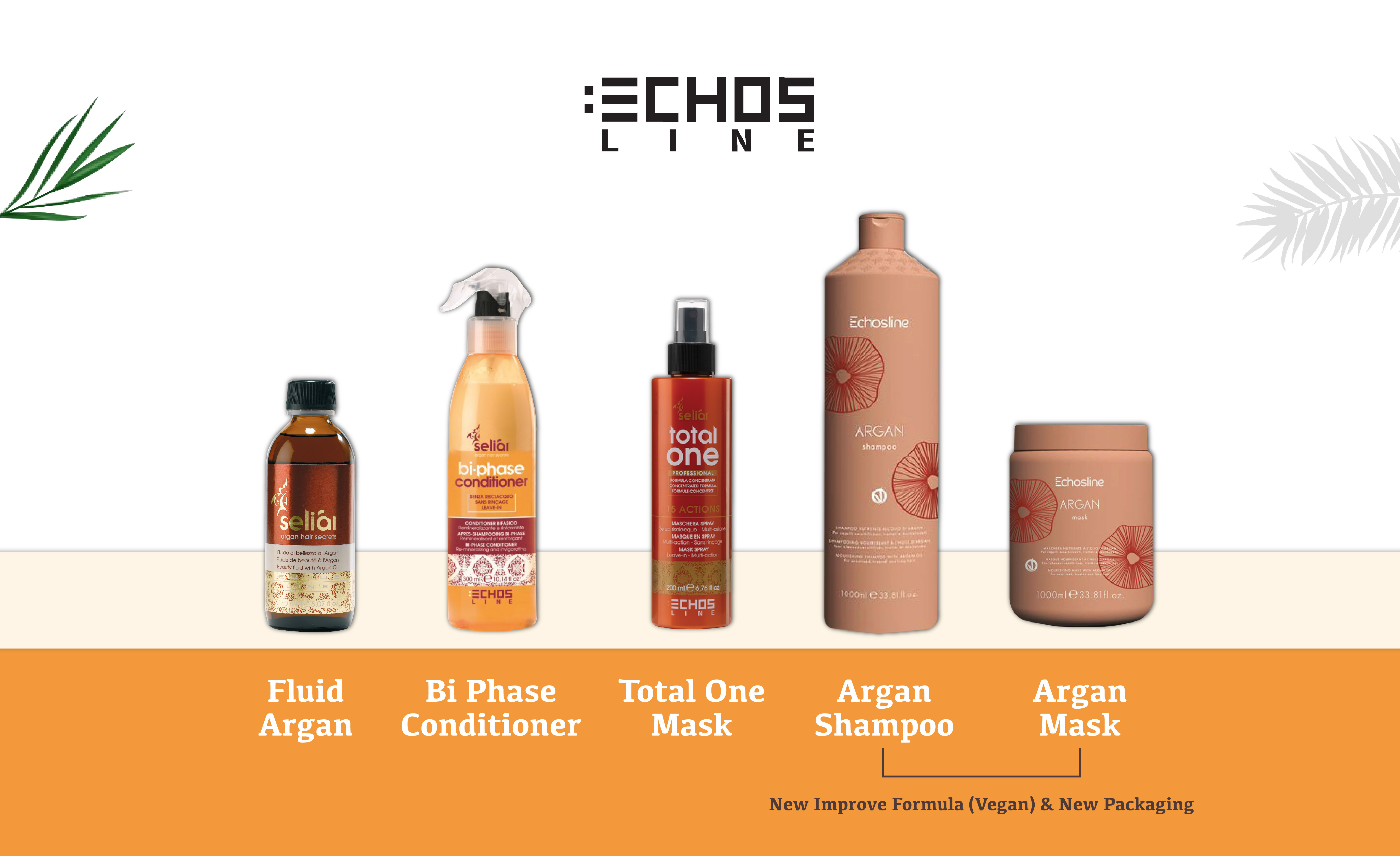 Magicboo Echosline Argan Nourishing Haircare Series (VeganOk & SLES/ SLS Free) 摩洛哥坚果油滋养系列（纯素，不含 ...