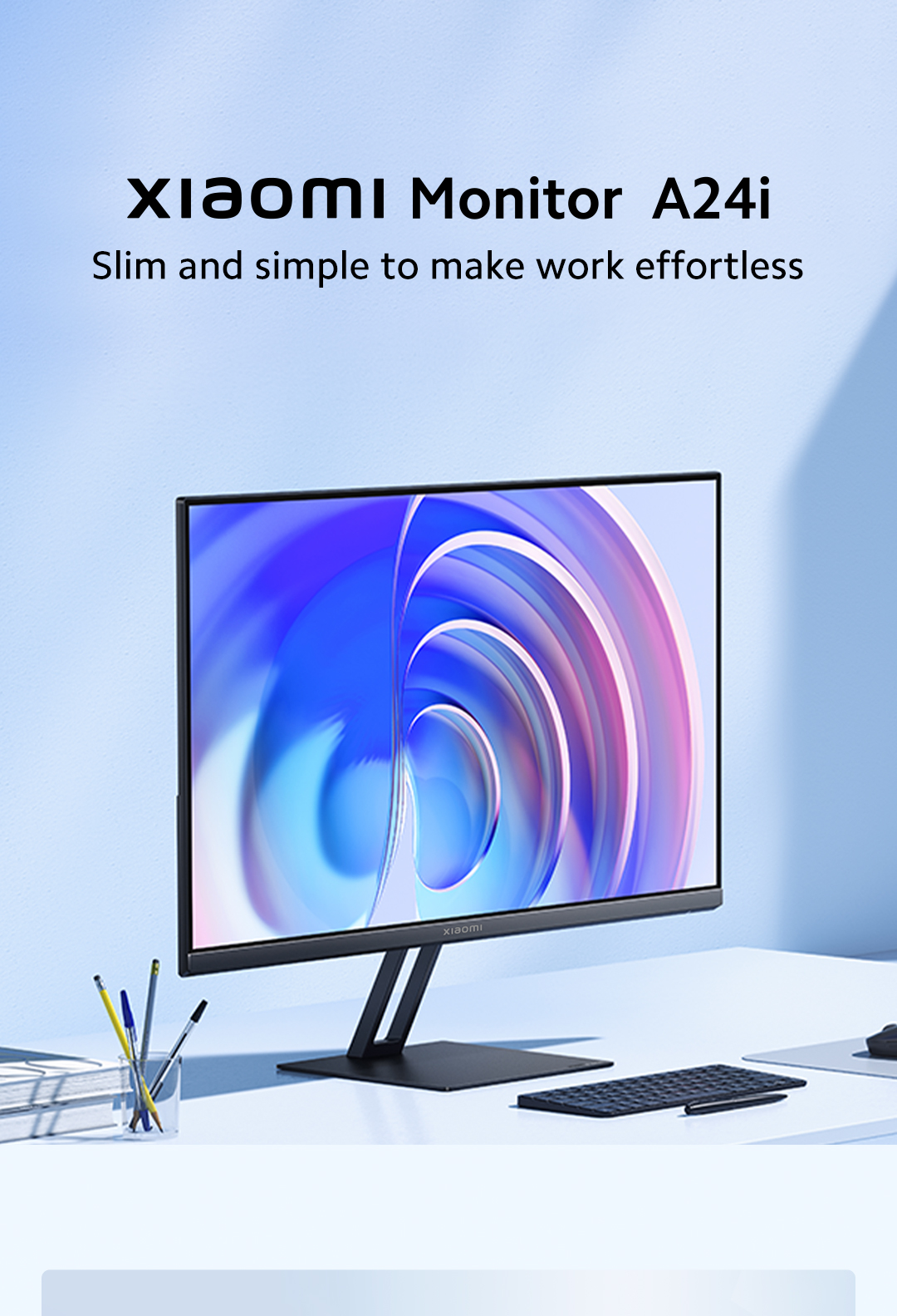 Xiaomi Monitor A24i 100Hz refresh rate/1080P FHD/IPS Screen/HDMI+DP 1.4 ...