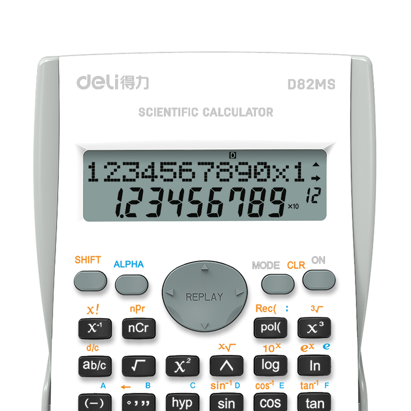 Deli Scientific Calculator 240F-10+2 Digits D82MS | Shopee Malaysia