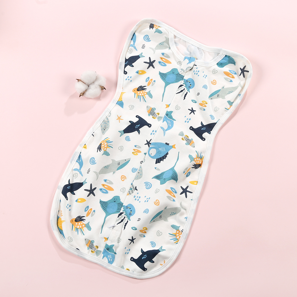 ZIP BABY SWADDLE Newborn Baby Sleeping Bag Blanket Bedung Bayi Instant ...