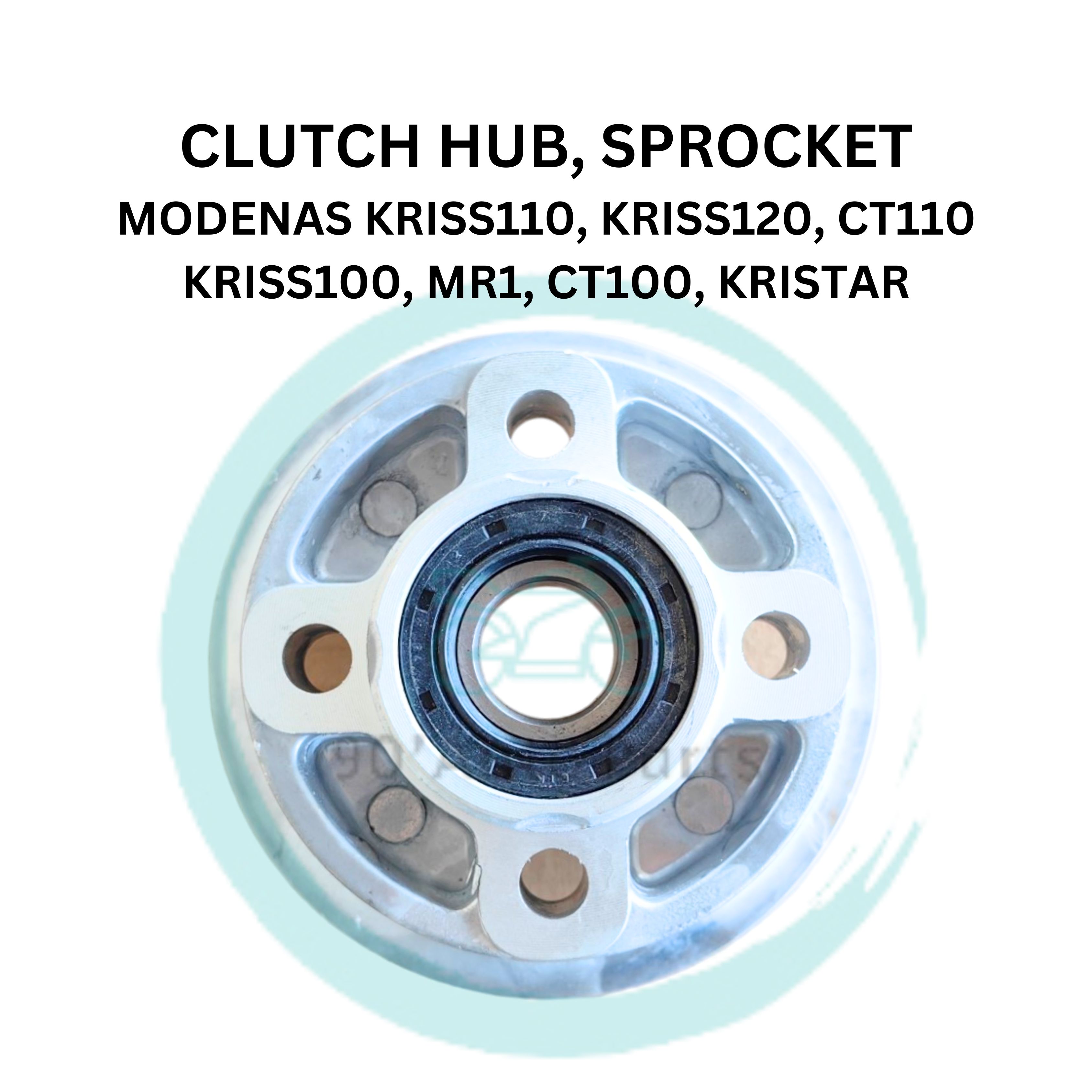 CLUTCH HUB SPROCKET HUB SPOCKET HUB MOTOR MODENAS KRISS 110 KRISS 120 ...