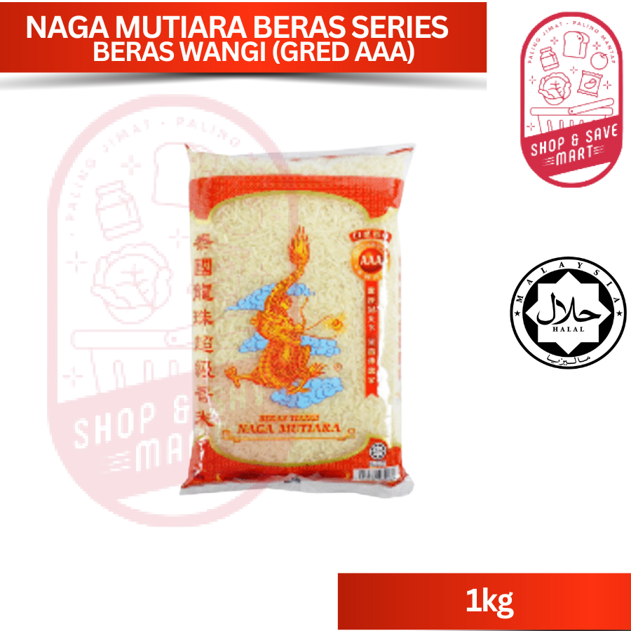 Dragon Naga Mutiara Fragrant Rice | Beras Wangi Super Grade AAA (Normal ...