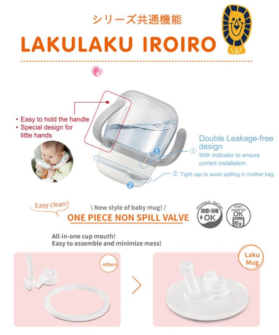 Combi LakuMug First Cup Mug / Straw Cup , 240ml / 340ml | Shopee Malaysia