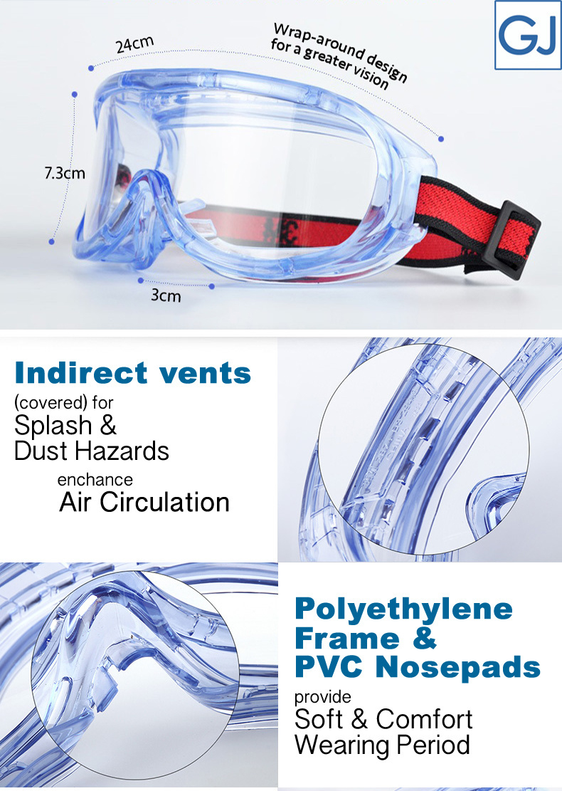 3M 1623AF Safety Goggles Anti Fog Anti Scratch UV Resistance/ Safety ...
