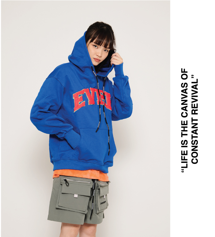 Eversince Awake Oversized Hoodie Blue Unisex | Shopee Malaysia