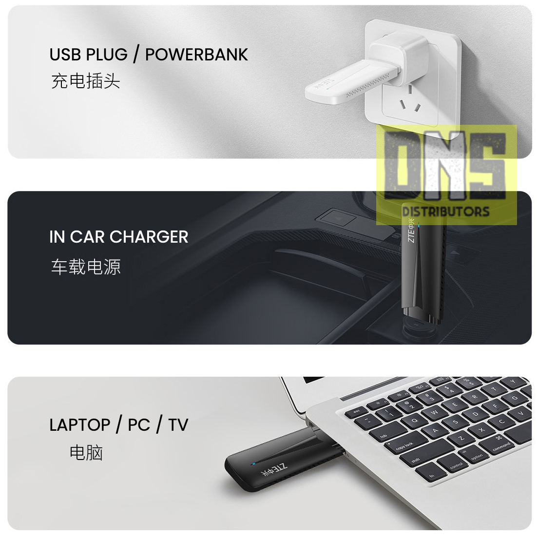 4G LTE Wireless USB Dongle Turbo WiFi6 150Mbps Modem Stick Laptop PC ...