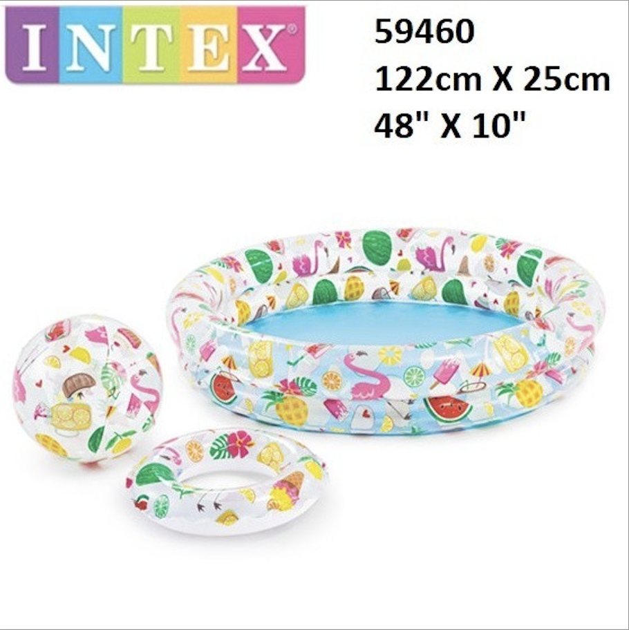 INTEX 2in1 59469 59460 Inflatable Pool Ocean Ball Pool Baby Children's ...
