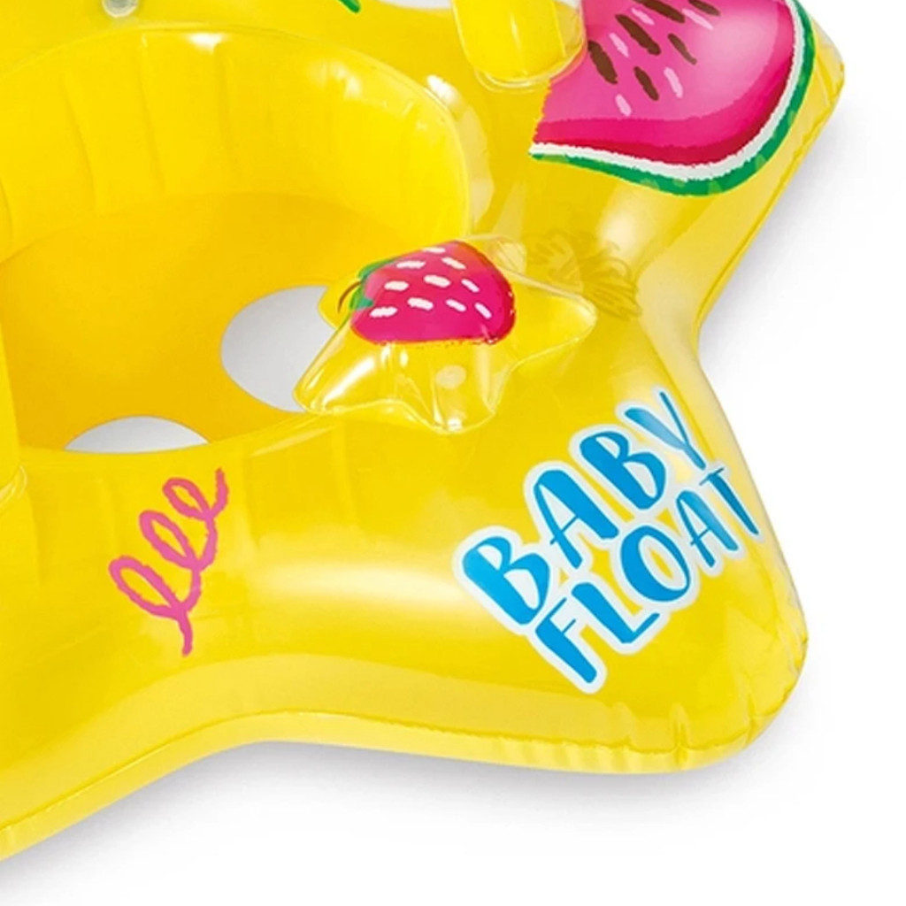 INTEX 56573 Yellow Kiddie Inflatable Pool Float 1-2 year Canopy ...