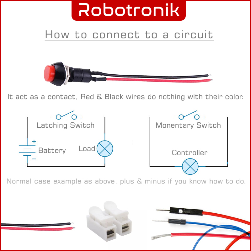 Switch Button with Wire (Push, Rocker) | Shopee Malaysia
