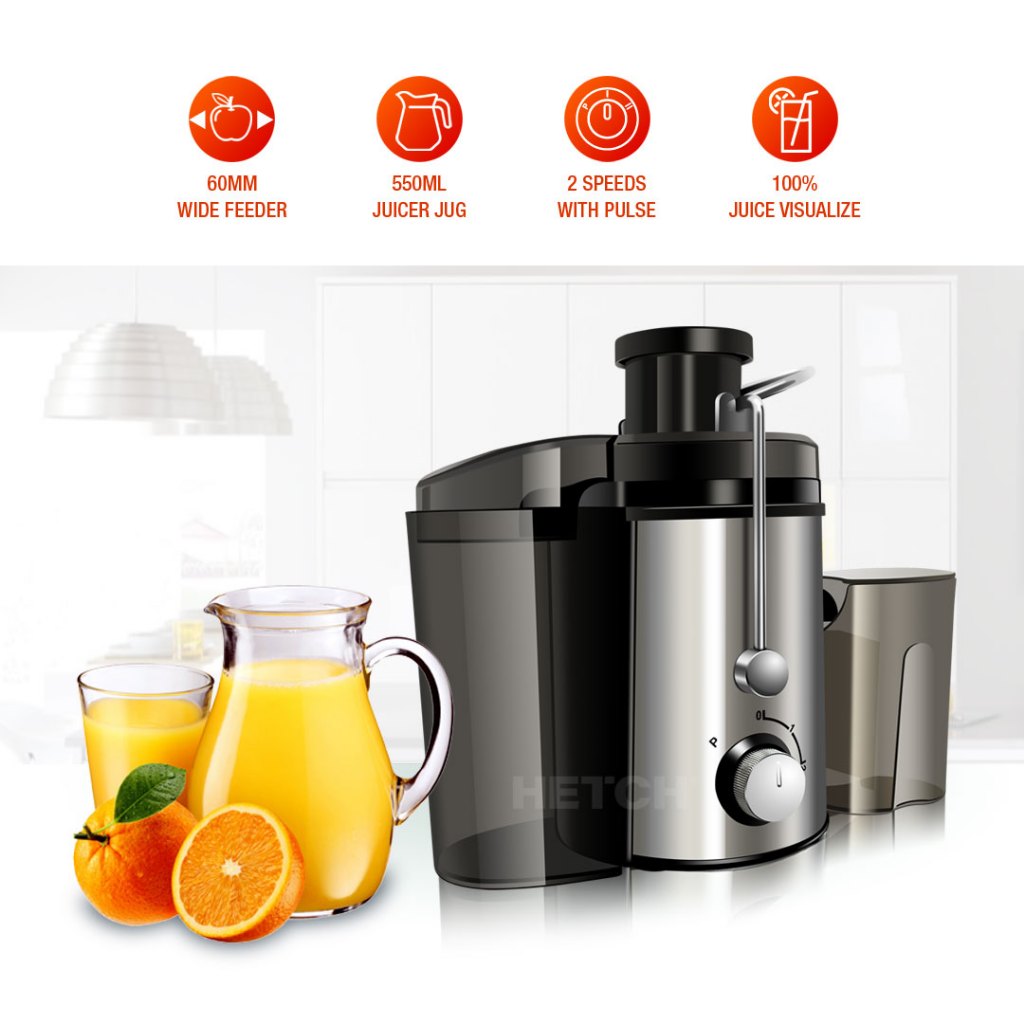 HETCH J1 Juice Extractor JET-1611-HC | Juicer | Fast & Easy | Mymy ...