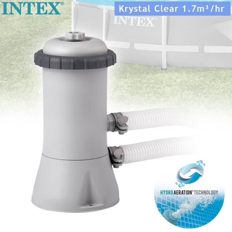 INTEX 28604 Krystal Clear Filter Pump 2.0m³/hr Hydro Aeration ...
