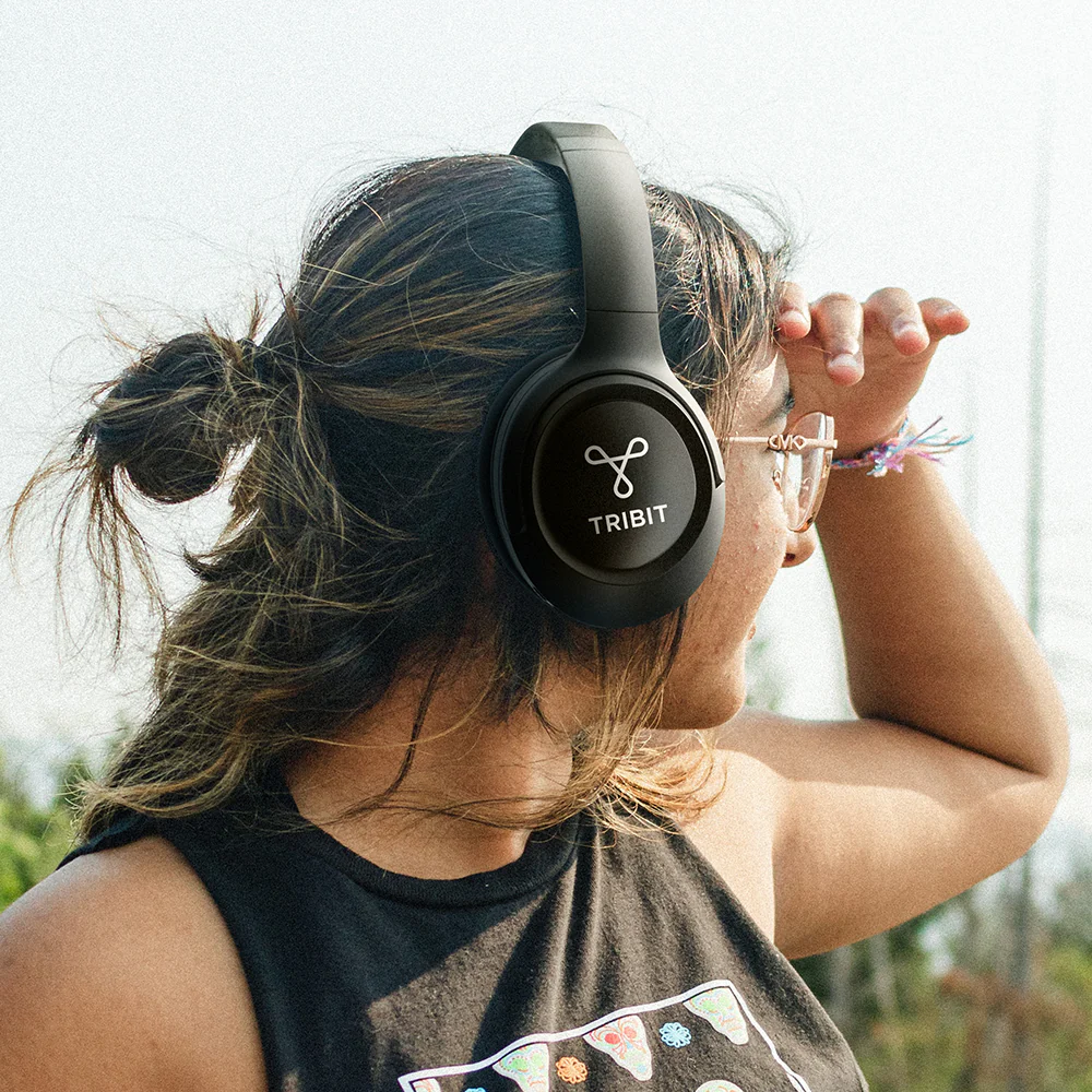Tribit XFree Go S Bluetooth Headphones XBass Bluetooth 5.3, 30 Hours ...