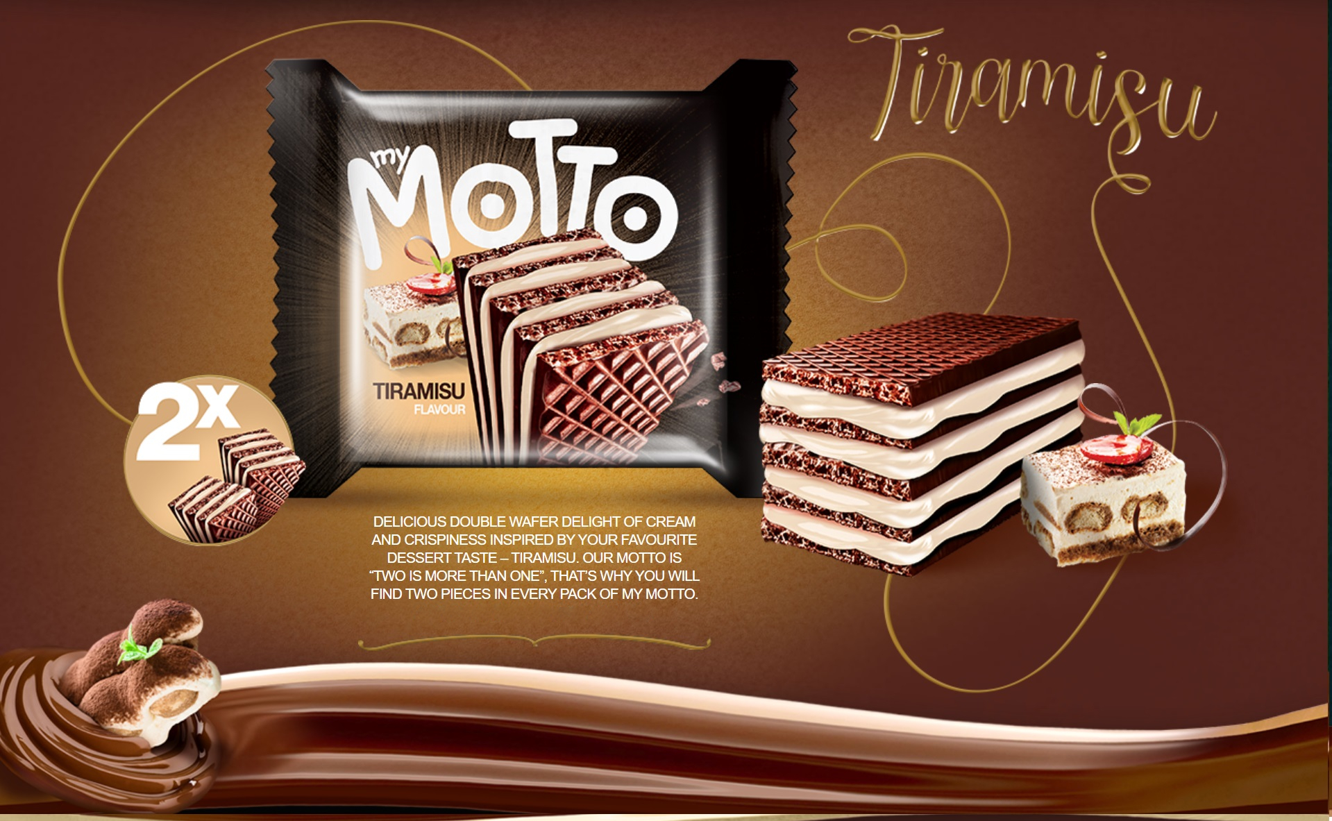 My Motto Crispy Two-Piece Wafer 30g - Assorted (Cocoa & Cocoa ...