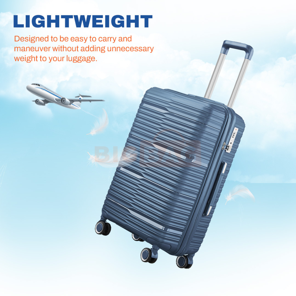 BIG BAG Sprinter Luggage 3 in 1 (20" + 24" + 28") (PP) Unbreakable ...