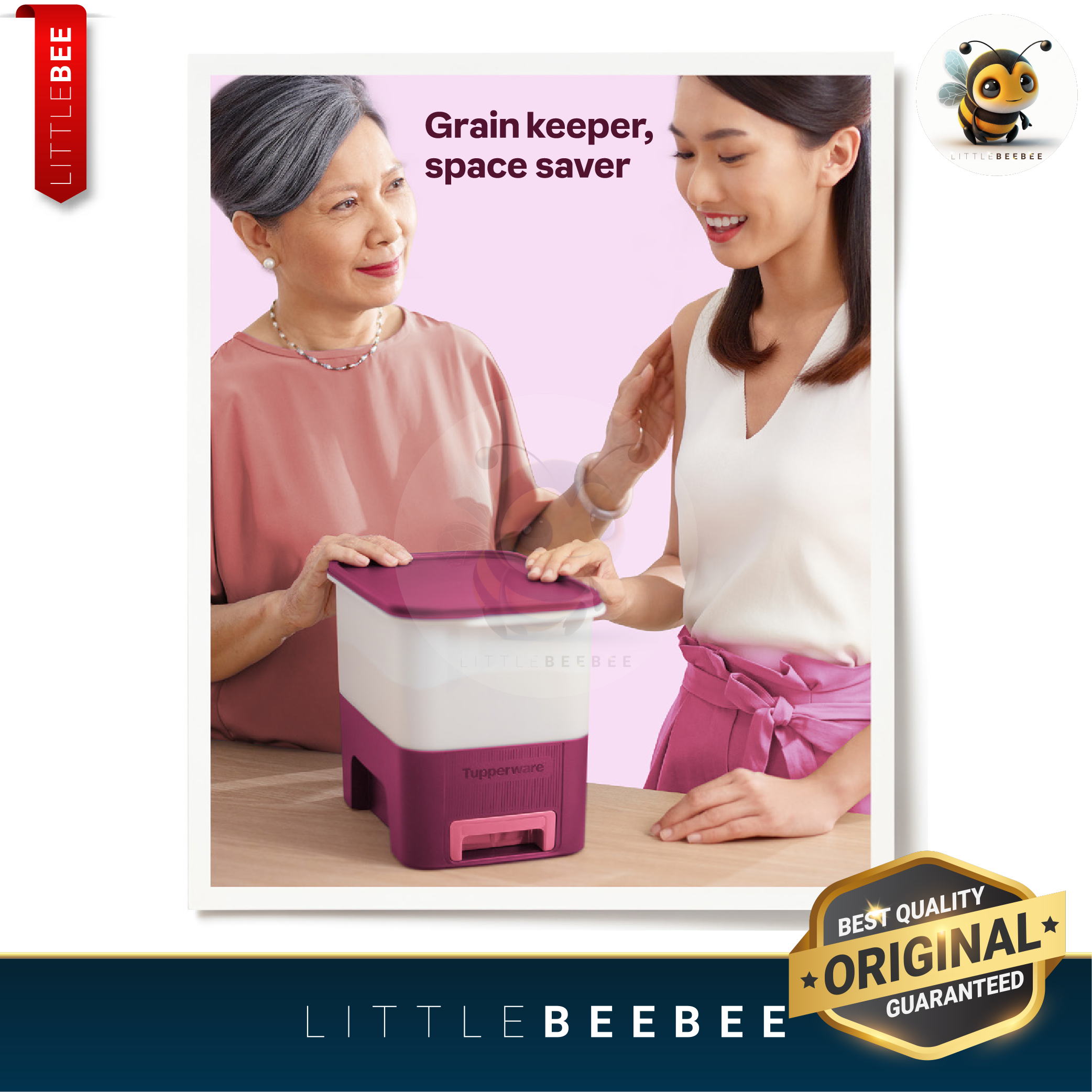 🔥 Bekas Beras 5kg Tupperware Rice Smart Bekas Beras 5kg Rice Canister ...