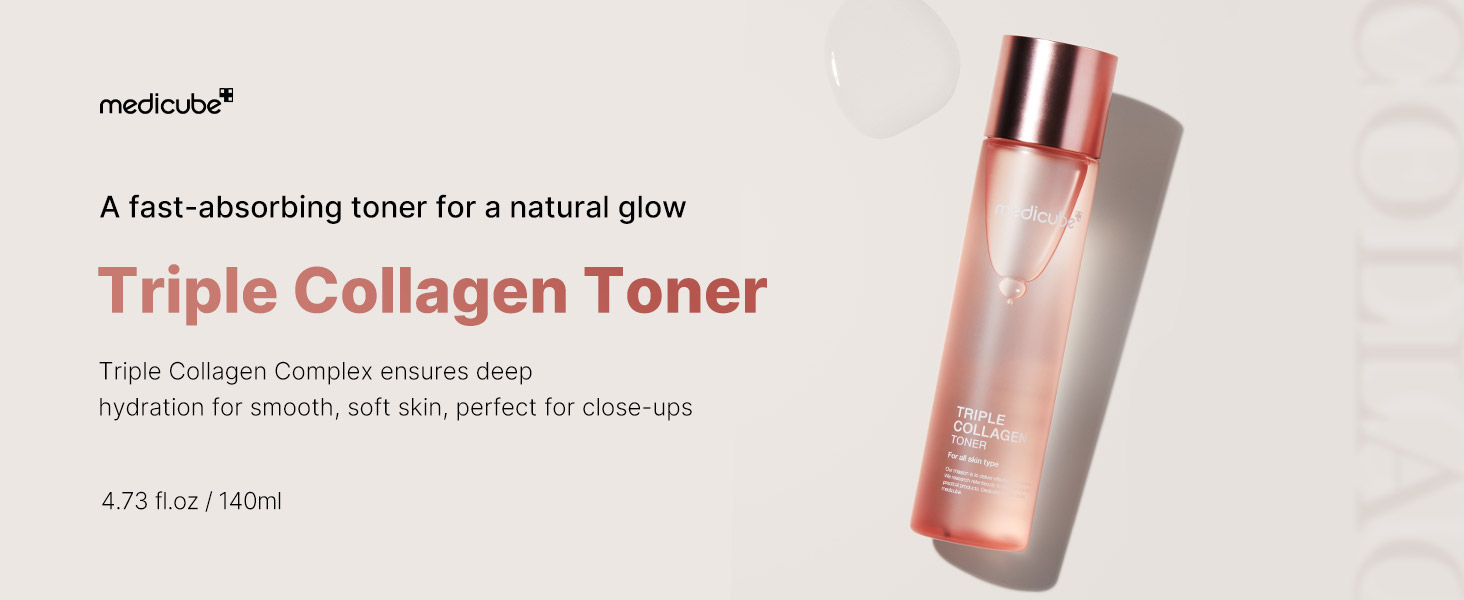 [medicube official] Triple Collagen Toner 4.0 (140ml) | Kolagen Berseri ...