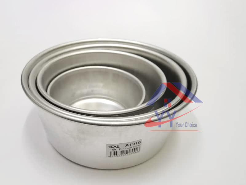 Aluminium Finger Bowl/Acuan Kuih/Nasi Kukus/Loyang Kek/Round Cake Mould ...