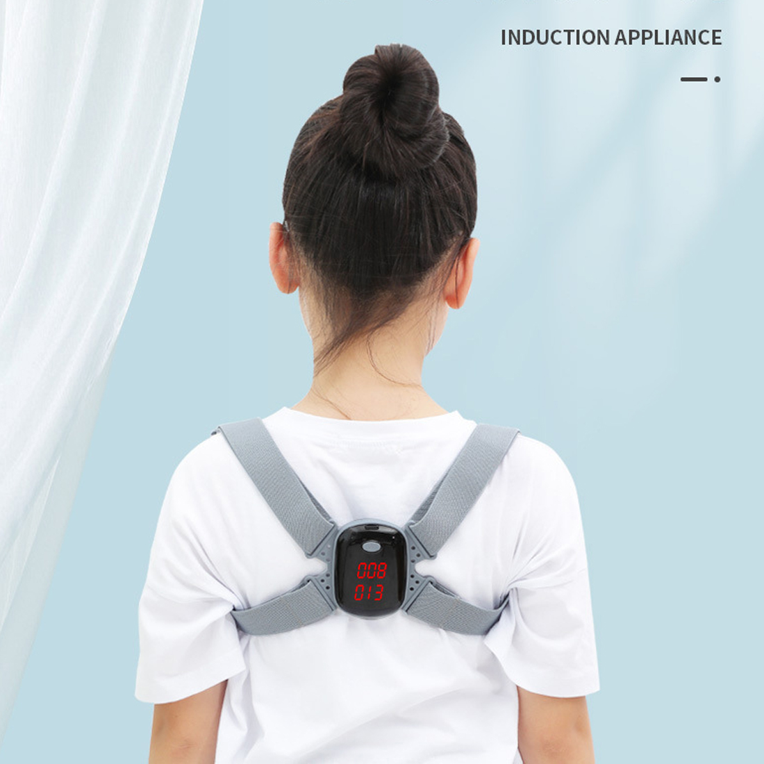 Posture Corrector Anti Hunchback Correction Belt, USB Counting Function ...