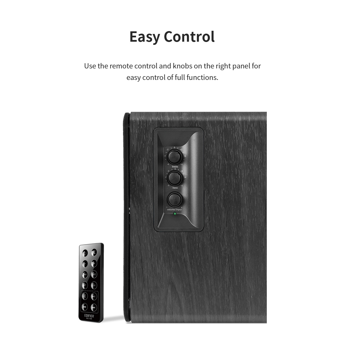Edifier R1280DB Bluetooth Bookshelf Speaker - Multiple Inputs | Wooden ...