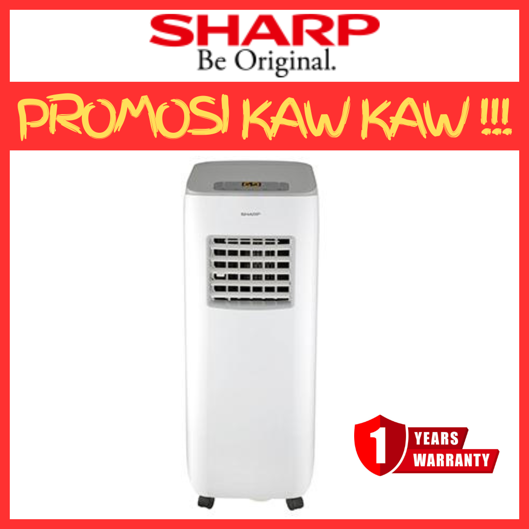 SHARP 1.0HP R32 PORTABLE AIR COND (PORTABLE AIR CONDITIONER), PENGHAWA ...