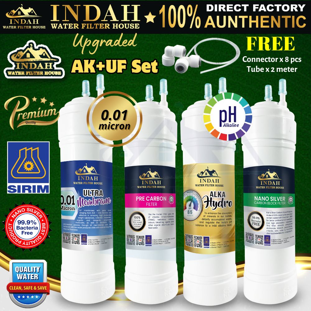 INDAH Premium AK+UF Set Halal Alkaline Water Filter UF Membrane ...