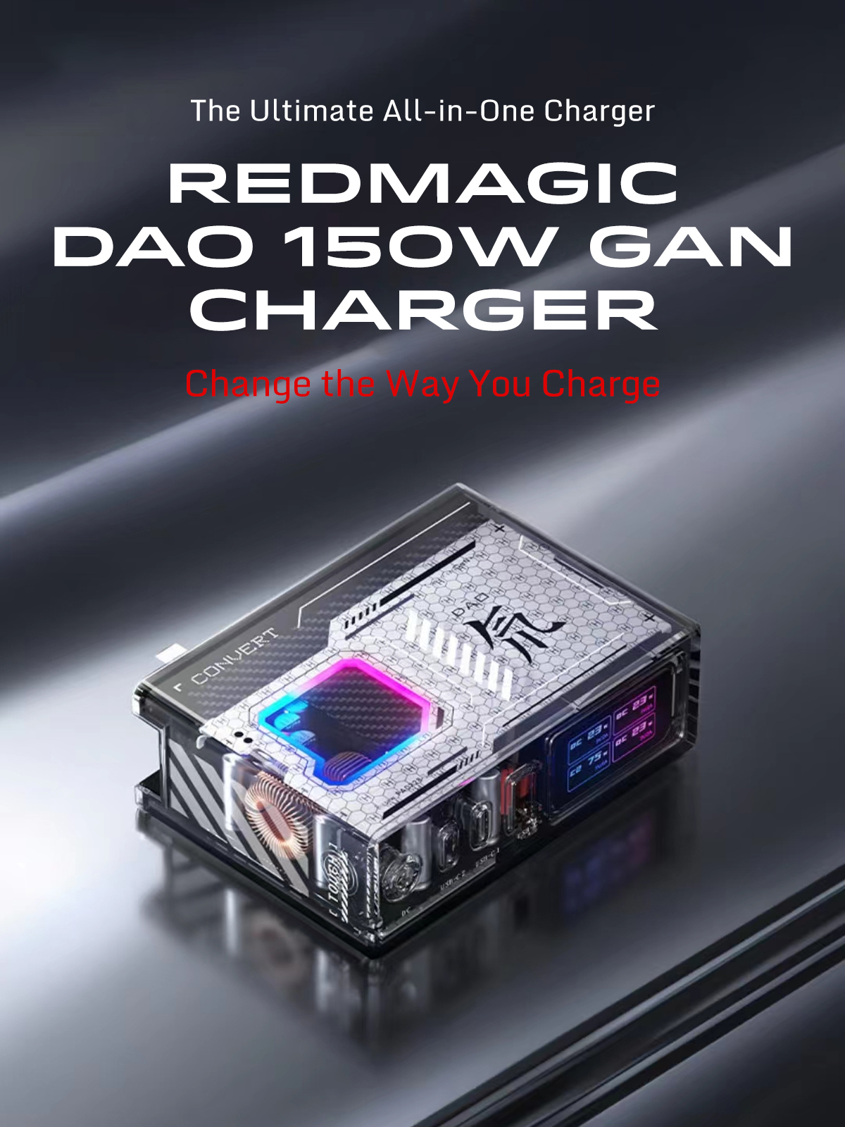 REDMAGIC DAO 150W GaN Charger | Super Fast Charge | 4 in 1 Socket : A ...