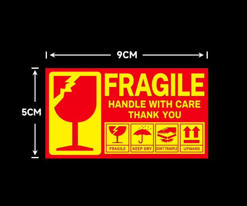 Fragile Sticker/Mudah Pecah Labels 易碎标签贴纸 | Shopee Malaysia