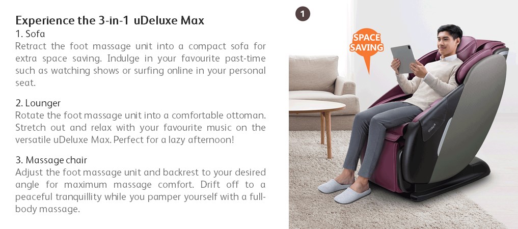 OSIM uDeluxe Max Massage Chair | Shopee Malaysia