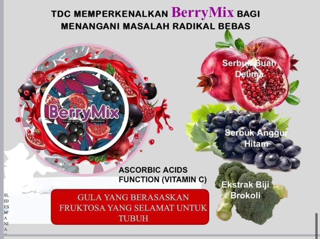 [READY] TDC BERRYMIX BERRY MIX Vitamin C High Antioxidant 1 box 15 ...