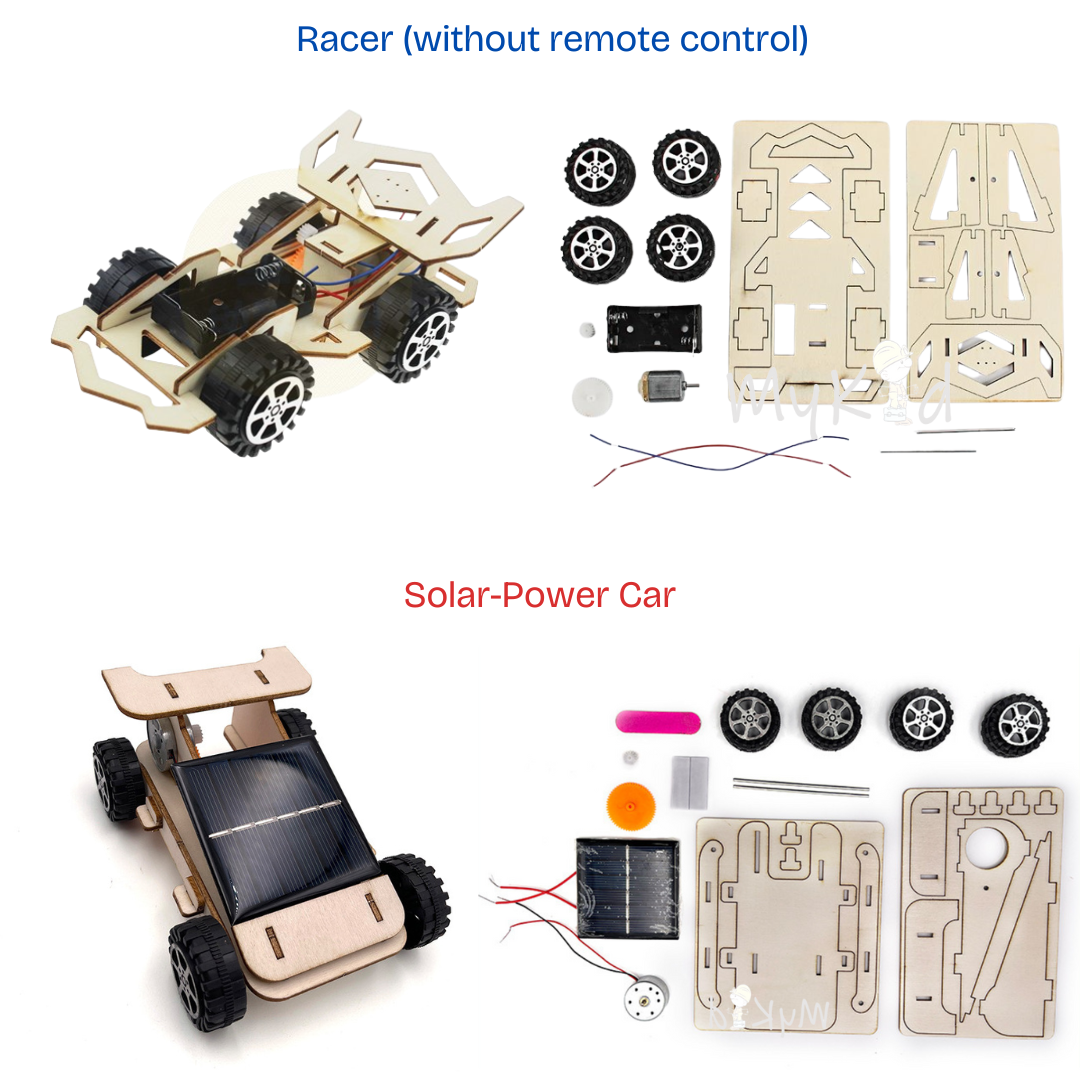 RBT Project DIY Cars Assembled Wooden Car DIY RBT Kereta 小六环保车制作 ...