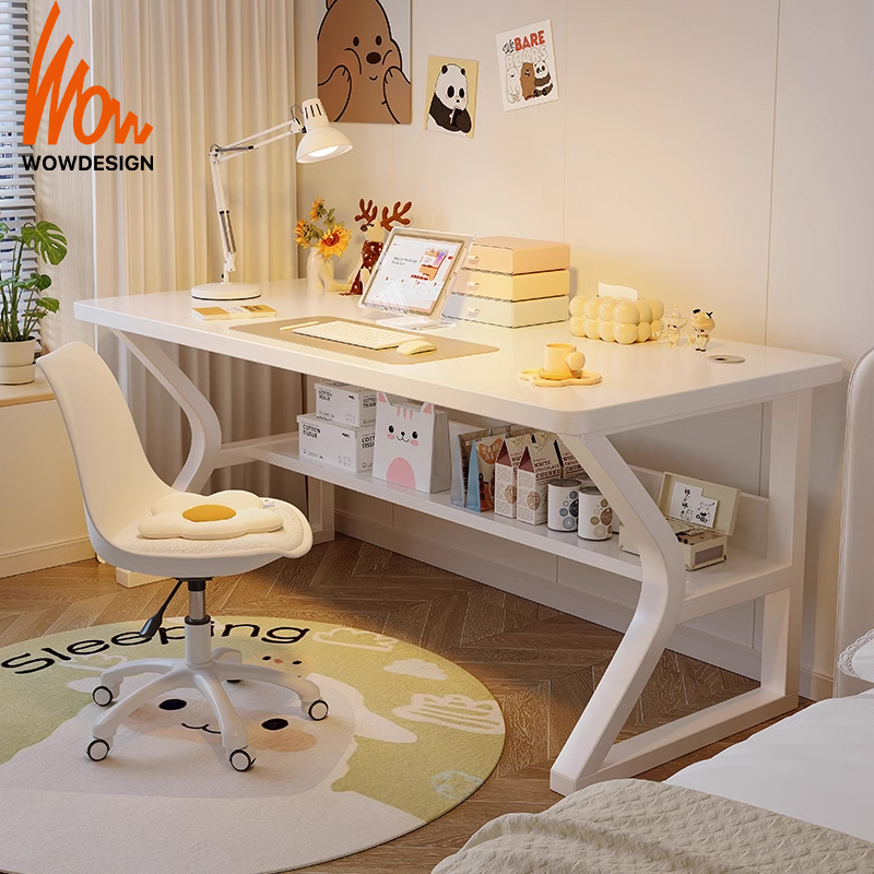 Study Table Computer Desk Meja Study Meja Office 120/140/160CM Meja ...