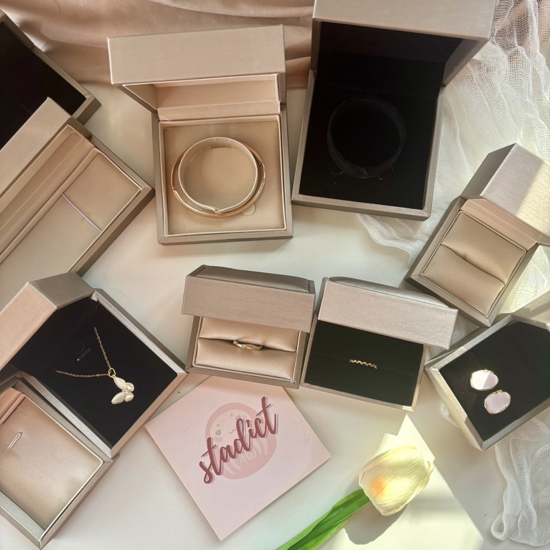 Jewellery box Luxury PU Jewelry packages for Rings, Earrings, Pendants ...