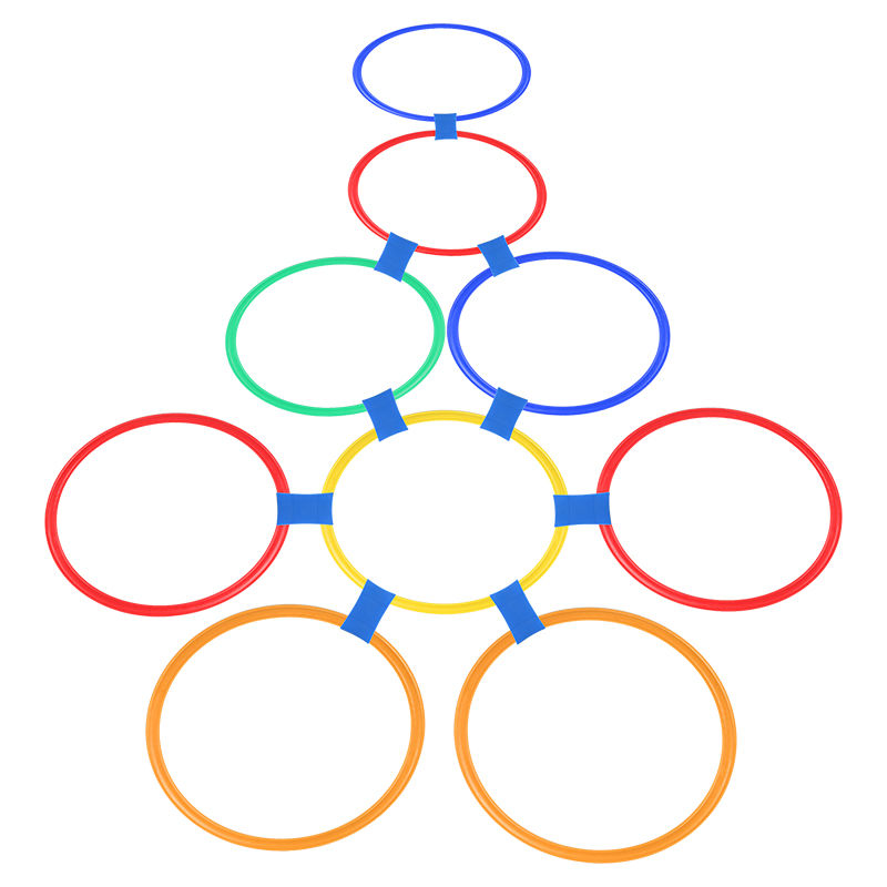 3H Fitness Juggling Ring Set of 10 Juggling Circle Jumping Ring Game ...