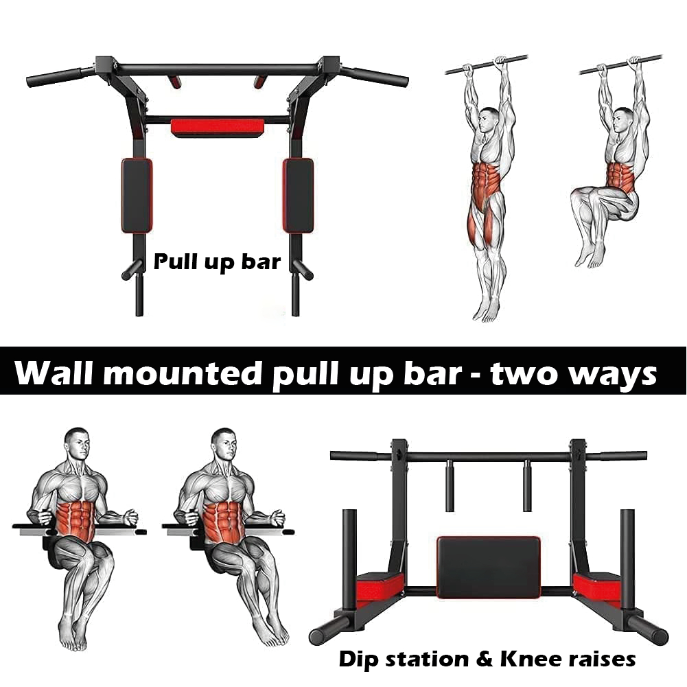 3H Palang Tarik Dinding Multifunction Wall Mounted Pull Up Bar | Chin ...