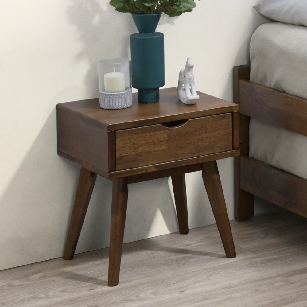 Furniture Direct HIDA Full Solid Wood Bedside Table-Natural | Shopee ...