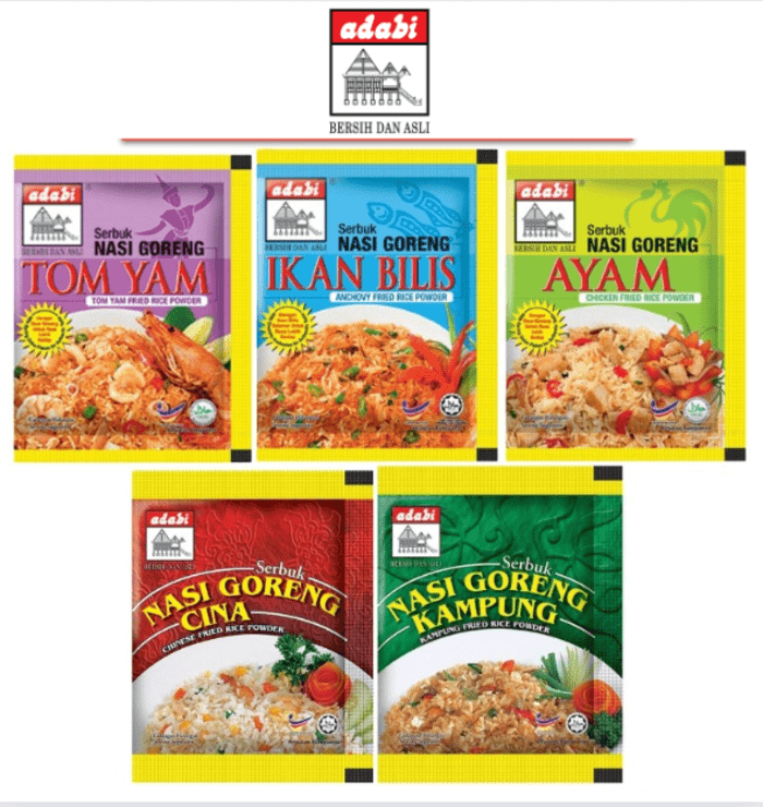 ADABI Pes 17g Serbuk Nasi Goreng Instant Fried Rice Powder - NG Cina ...