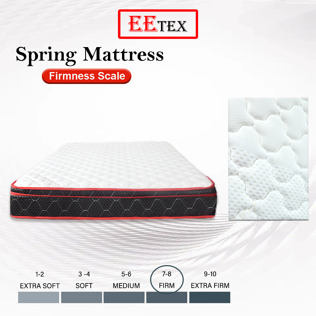 SET Queen Size Bed Frame with Queen Spring Mattress Katil Queen Tilam ...