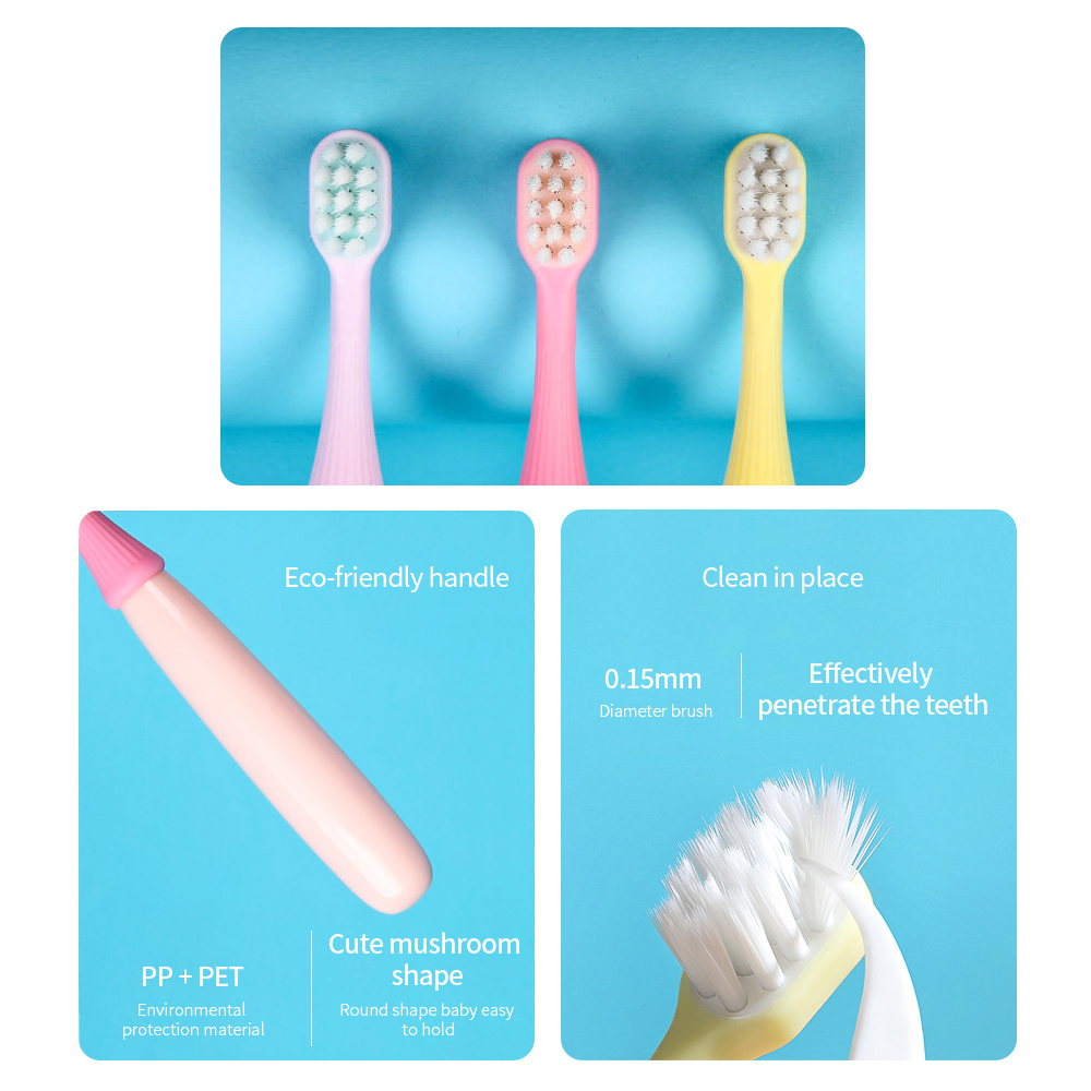 BEVAVAR 2-12 Years Old Kids Rabbit Toothbrush With Box Kids Training ...