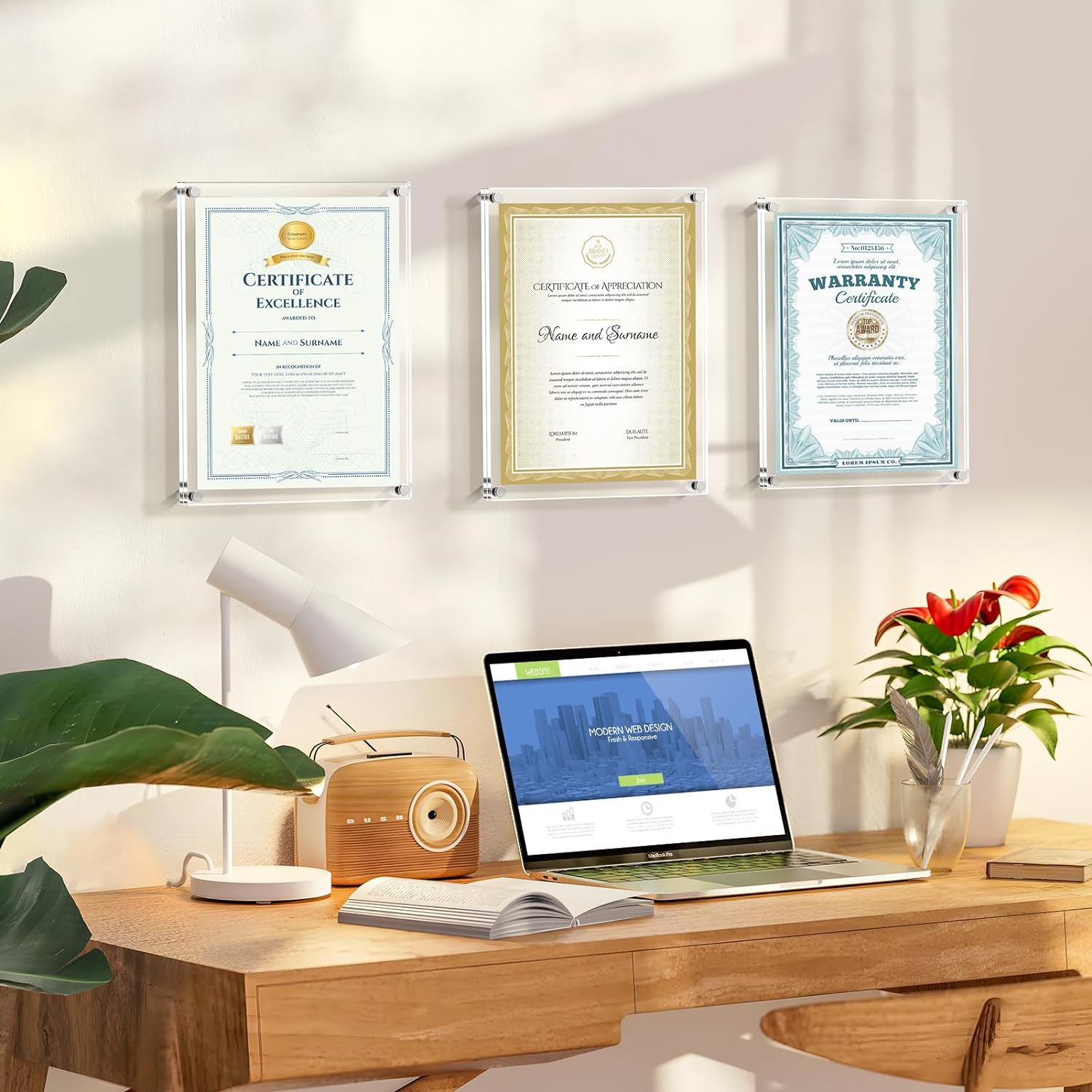 Wall Mount Acrylic Sandwich Frame (A4/A3 Size) | Shopee Malaysia