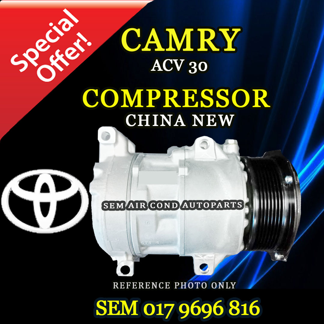 TOYOTA CAMRY ACV30 2002-2005 YEAR OEM CHINA NEW COMPRESSOR/ KOMPRESSOR ...
