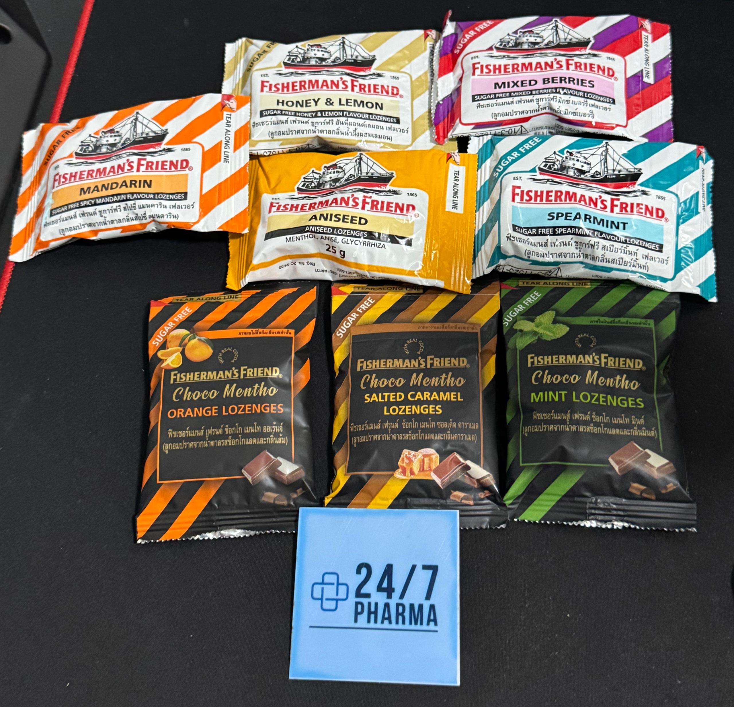 Fishermen's Friend Choco Mentho Lozenges Menthol Fisherman Friends ...